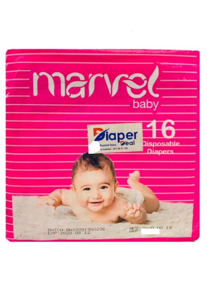 Marvel Baby Diaper Small 16Pcs – DiaperDeal.lk