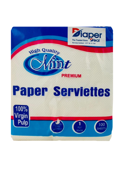 Paper Serviette 100pcs – DiaperDeal.lk